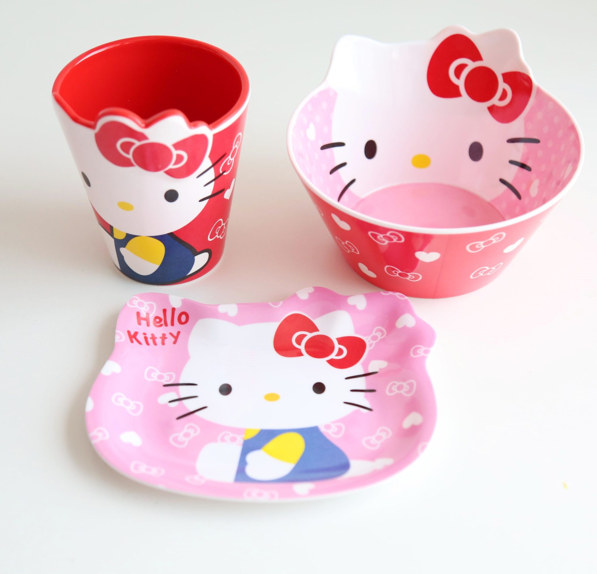 Hello Kitty Cartoon Dinnerware Set (Multiple Combinations Available ...